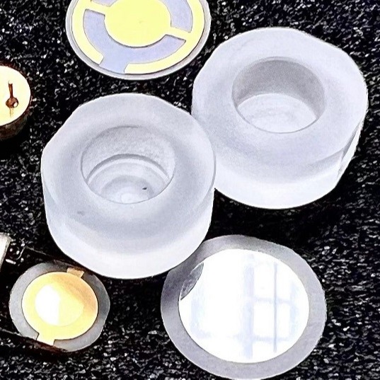 Endcap Coated AT Quartz Blanks For Thickness Shear Mode Pressure Sensor