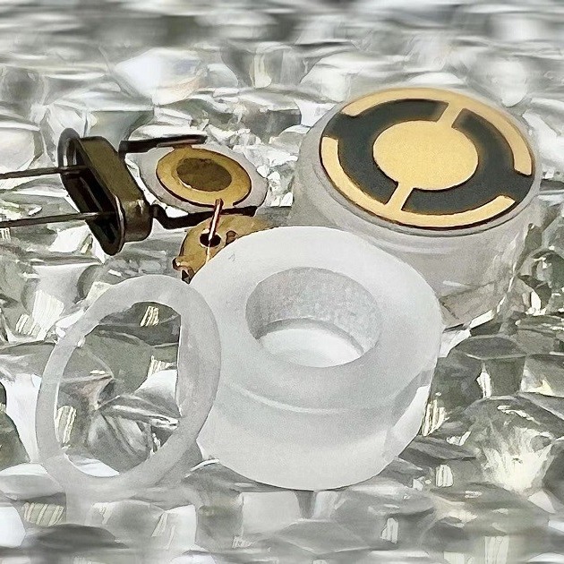 Thickness Shear Mode Crystal Quartz End Cap For Pressure Resonators