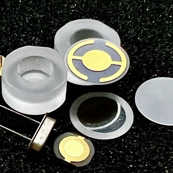 Endcap Coated AT Quartz Blanks For Thickness Shear Mode Pressure Sensor