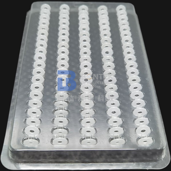 Ring Single Crystal Quartz Wafer IEEE Double Side Piezo Quartz Crystal